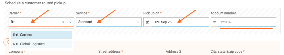 Shipment Payment Terms