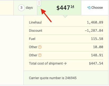 Know Your LTL Rates Page