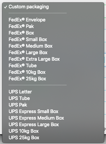 Parcel in Freightview